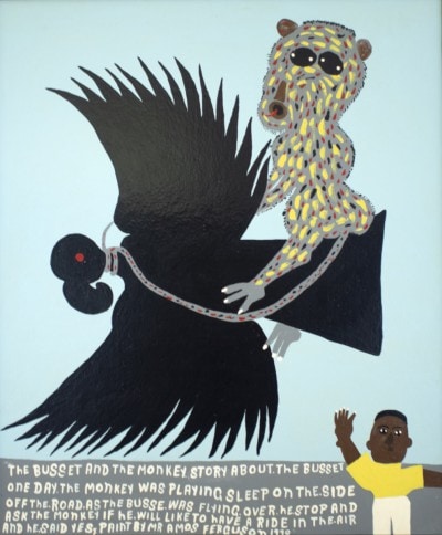 In Amos Ferguson’s Artworks, the Bahamas Is A Paradise Untouched By ...