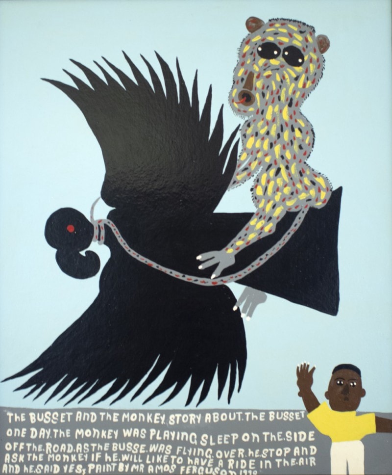 In Amos Ferguson’s Artworks, the Bahamas Is A Paradise Untouched By ...