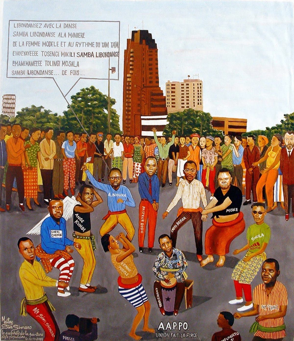 Art: Sim Simaro, The Consecration of Sim Simaro, 2001 - Supamodu