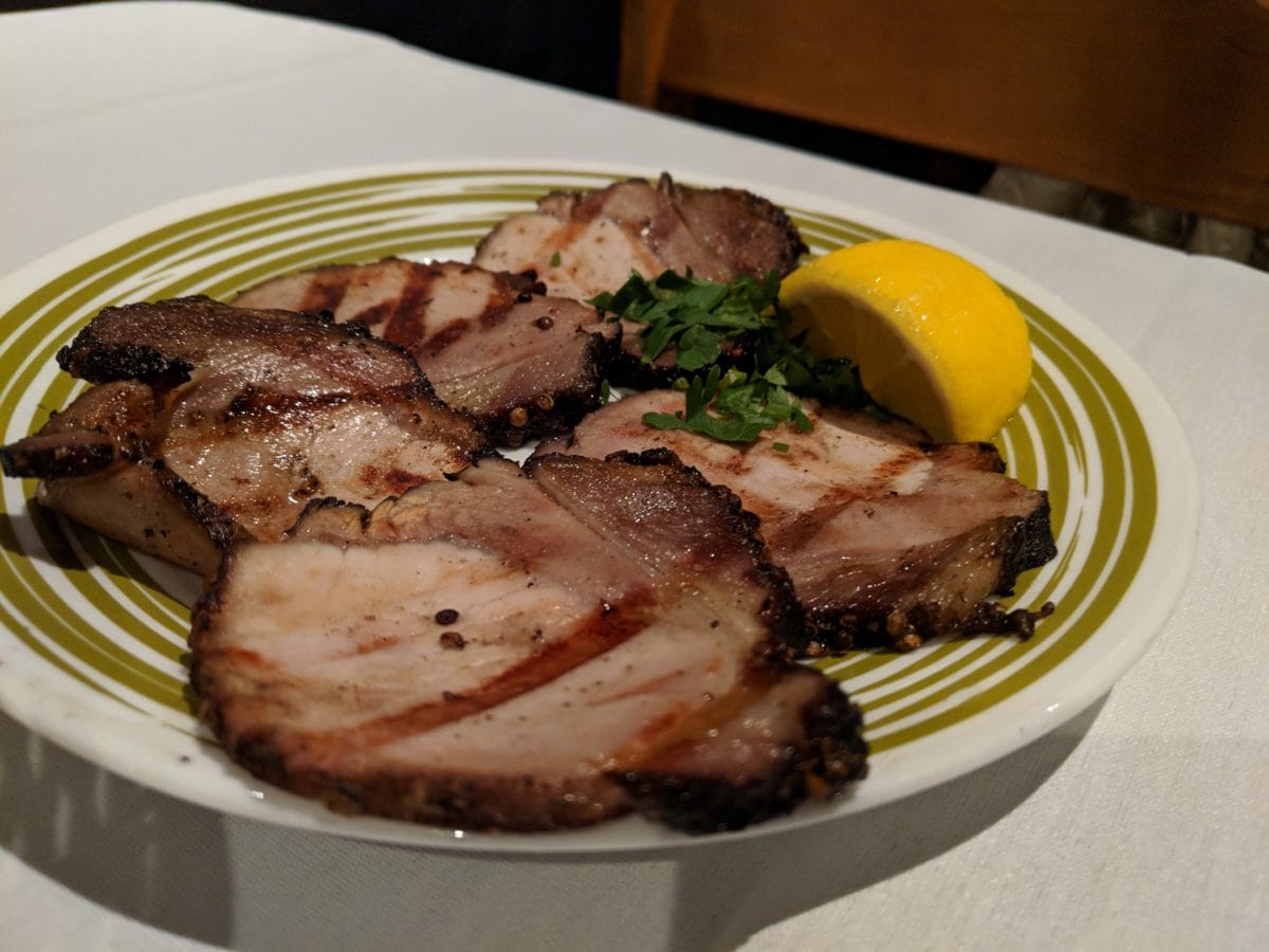 An Island Feast With Wine-Drunk Pork at Zenon Taverna - Supamodu