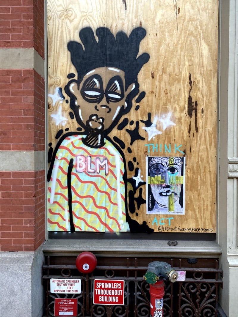 Explore the Works of Art Appearing in SoHo Amidst Black Lives Matter ...