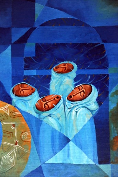 Social Realism Meets Coptic Motifs in Eritrean Artist’s Michael Adonai ...