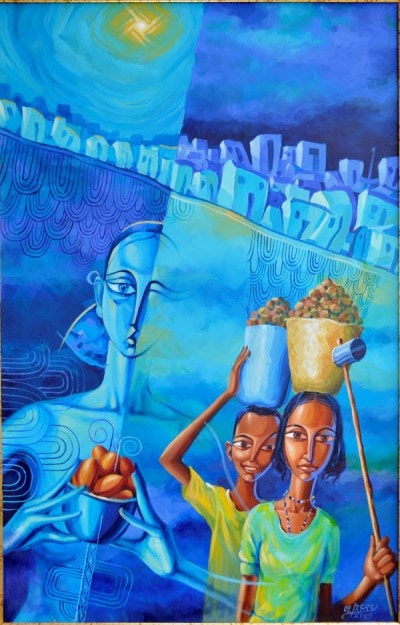 Social Realism Meets Coptic Motifs in Eritrean Artist’s Michael Adonai ...