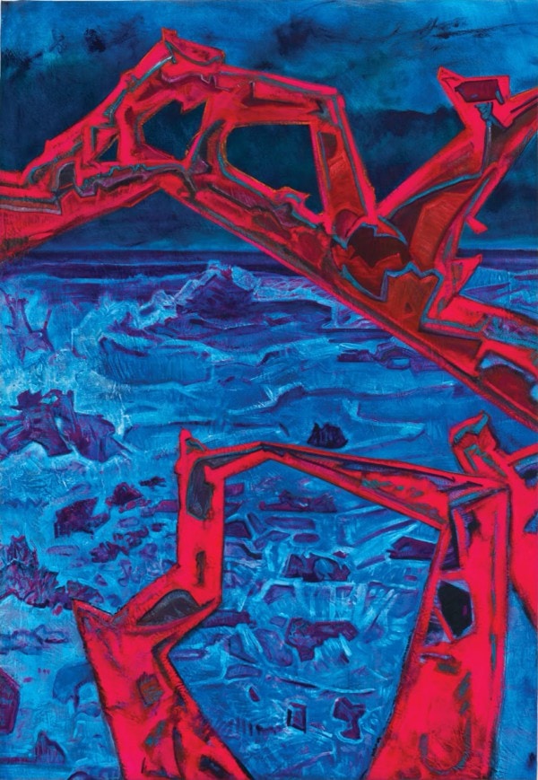 Cy Gavin’s Incendiary Paintings Shed the Neon Light on the Dark Spots ...