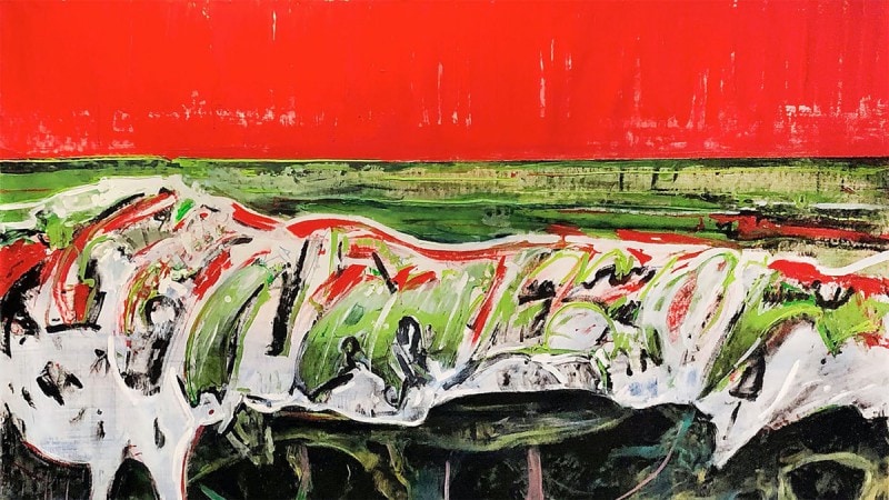 Cy Gavin’s Incendiary Paintings Shed the Neon Light on the Dark Spots ...